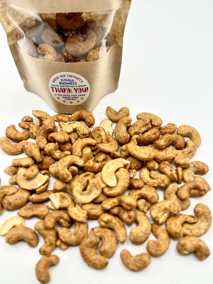 Cashew Nuts Roasted Pizza Flavour – Premium Savoury Snack (Bold & Crun ...